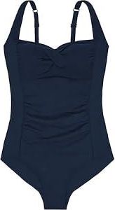 Dorina Femme - Maillots Une pièce - Fiji Maillot de Bain Sculptant Légèrement Rembourré, sans Fil, Contrôle Moyen, Modelage du Ventre, Détail Torsadé, Bretel