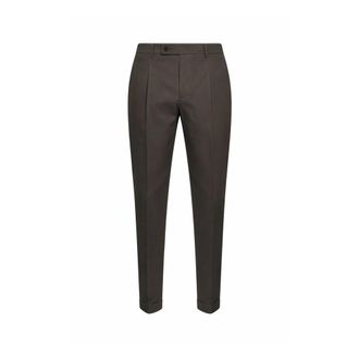 D4.0 Hemd mit Bundfalten - - Trousers - Herren - Braun - 2XL
