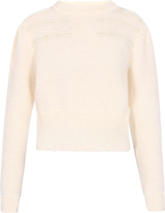 Mymo Pullover Frauen cremefarben