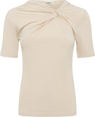 Soaked In Luxury Femme, Tops, Beige, Taille: 36 FR T-Shirt