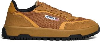 Autry Low-Top Sneaker - Low-Top Sneakers With Cushioned Sole And Rugged Ou - Gr. 40 (EU) - in Braun - für Damen