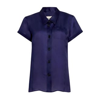 Khaite Damen, Blusen & Hemden, Lila, SGr&ouml;&szlig;e