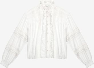 Isabel Marant Chemise Valda - Femme - Blanc - Taille 38 - Marant &Eacute;toile