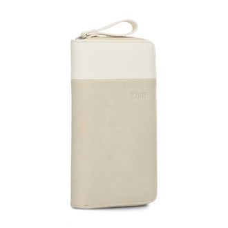 zwei Damen Geldb&ouml;rse Eva EV2 langes Portemonnaie 15 Kartenf&auml;cher, Sichtfach, 2 Scheinf&auml;cher, Geldbeutel mit M&uuml;nzfach & umlaufenden Rei&szlig;verschluss, weiches 