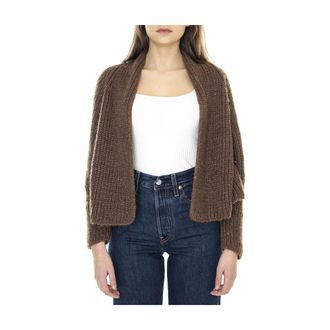 Alessia Santi Brauner Cardigan Pullover Herbst/Winter - - Knitwear - Damen - Braun - ONE SIZE
