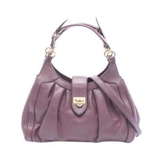 Ferragamo Pre-owned Handbag - - Pre-owned - Damen - Lila - ONE SIZE