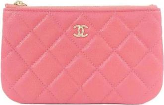 Chanel Pre-owned Vintage Pouch - Femme - Pre-owned - Rose - Taille: ONE Size
