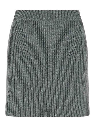 Jil Sander Mini Jupe - Gris