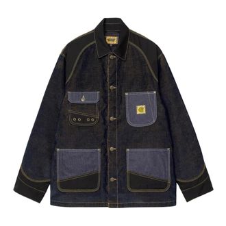 Carhartt Work in Progress Homme, Vestes, Noir, Taille: L OG Chore Coat