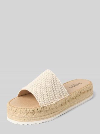 Espadrij Slides mit Plateausohle Modell PLAGE VALERIE
