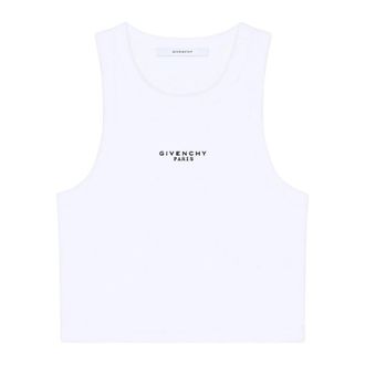 Givenchy Cropped Tank Top - - Tops - Damen - Wei&szlig; - S
