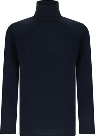 Roberto Collina Homme, Pulls, Bleu, Taille: XL Pull &agrave; col montant