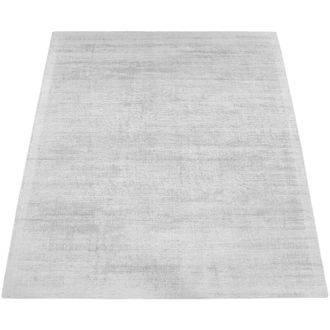 Paco Home Paco Home Teppich Wohnzimmer Kurzflor Einfarbig Schlichtes Muster Handgefertigt Creme Grau 120x170 cm