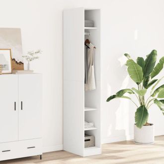 vidaXL vidaXL Kleiderschrank Wei&szlig; 30x50x200 cm Holzwerkstoff