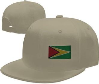 Generic Drapeau R&eacute;tro De La Guyane Homme Femme Casquette De Baseball Respirant Chapeaux Pare-Soleil Protection Solaire Snapback Chapeau pour Adulte Trucker P&ecirc;