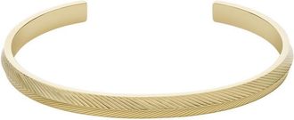 Fossil Damen Edelstahl mit offener Manschette Armspange