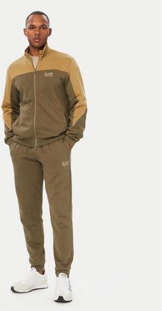 Emporio Armani Jogginganzug 7M002405 AF10377 U7014 Khakifarben Regular Fit