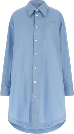 Ami Femme, Robes, Bleu, Taille: 36 FR De Coeur Shirt Dress