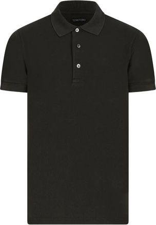 Tom Ford Homme, Tops, Vert, Taille: M Piquet Polo