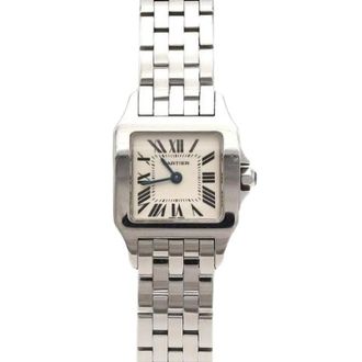 Cartier Pre-owned Santos Demoiselle Stainless Steel Quartz - - Pre-owned - Damen - Grau - ONE SIZE