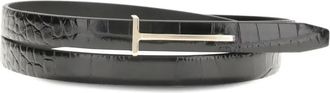 Tom Ford leather belt - Schwarz