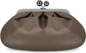 Max Mara Femme, Sacs, Brun, Taille: ONE Size Pasticcino Cubico Clutch