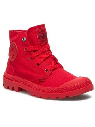 Palladium Schn&uuml;rstiefeletten Mono Chrome 73089-600-M Rot