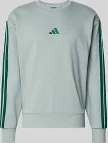 adidas Sweatshirt mit Rundhalsausschnitt und Logo