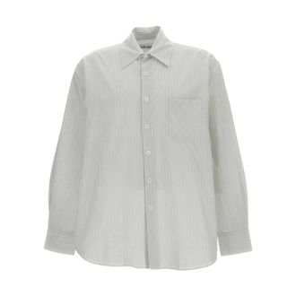 Our Legacy Homme, Chemises, Blanc, Taille: M Above Stripe Pocket Shirt