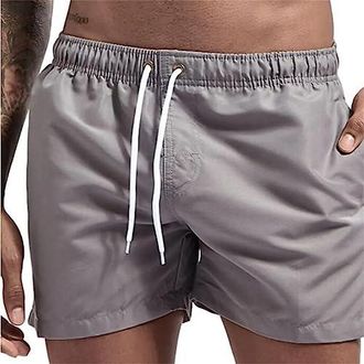 TOMWELL Short Hommes Mode ÉTé Bermudas Pantalons De Sport Plage Taille Élastique Maillot De Bain Trunks Boxer Mode Casual Surfing Short Cordon de Serrage Ajus