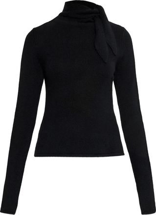 Cult Gaia Merida Pullover mit Schleifenkragen - Schwarz