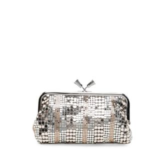 Anya Hindmarch Maud Sequin-embellished Frame Clutch Bag