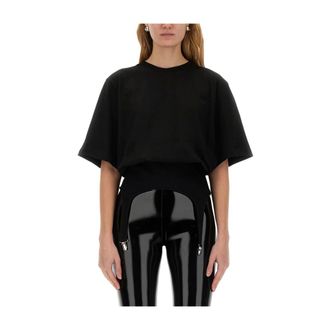 Fiorucci Femme, Tops, Noir, Taille: 38 FR T-Chemises