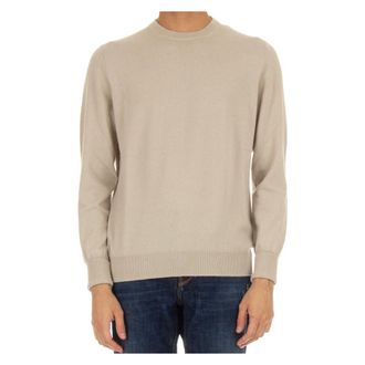 Ballantyne Round-Neck Strickwaren - - Knitwear - Herren - Beige - M