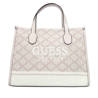 Guess Silvana 2 Compartment Tote - - Bags - Damen - Beige - ONE SIZE