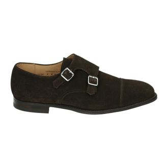 Crockett & Jones Braune Wildleder Business Schuhe Lowndes 4 - - Shoes - Herren - Braun - 42 EU