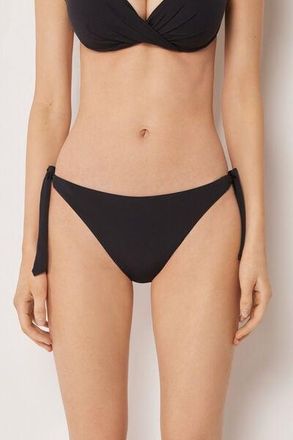 Calzedonia Bikinihose Mit Schleifen Premium Fit Schwarz