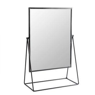 Harbour Housewares Rechteck Makeupspiegel - 32 X 50cm - Schwarz