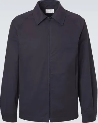 The Row Veste Primo en coton et cachemire m&eacute;lang&eacute;