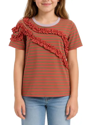 Pinko Womens T-Shirt Cotton Apparel - T-Shirts Terracota
