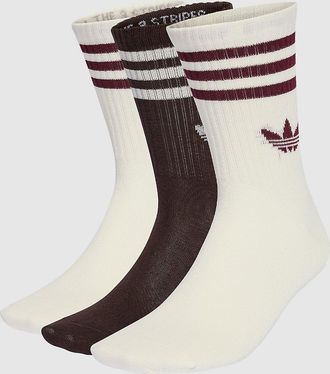 adidas Originals 3S Crew S 3P Socks owhite