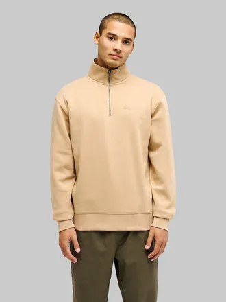 Quiksilver Salt Water Quarter Half-Zip Sweat marron