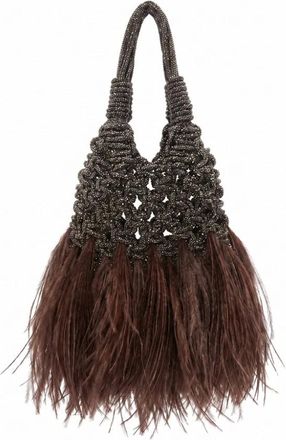 Hibourama Bags Vannifique Mini Plumes - Femme - Sacs - Gris - Taille: ONE Size
