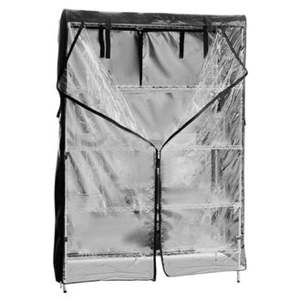 Generico Regalabdeckung f&uuml;r Speisekammer, Bildschirmschutz, Schrankregalabdeckungen, staubdichter Regal-Schutz, Abdeckung f&uuml;r Regale, die nicht