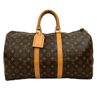 Louis Vuitton unisex, Pre-owned, Brun, Taille: ONE Size Sac Week-end en Toile Pre-owned