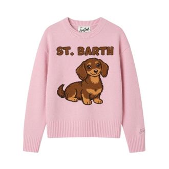 MC2 Saint Barth Tessa Rundhals-Pullover - - Knitwear - Damen - Rosa - M