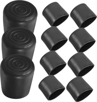 Soimiss 20 Stück Teiliges Stuhlbein schoner Runde PVC Schutzkappen für Möbelbeine und Regalfüße rutschfest Stoßdämpfend Kratzschützender Bodenschutz für Parke