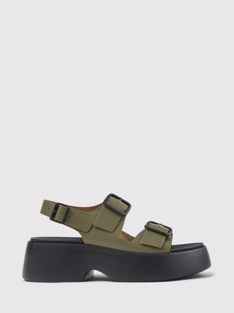 Camper Sandales &agrave; Talons Femme couleur Vert