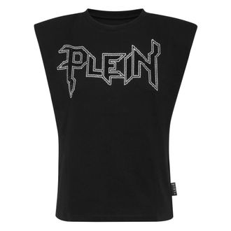 Philipp Plein Femme, Tops, Noir, Taille: 42 FR D&eacute;bardeur Iconique