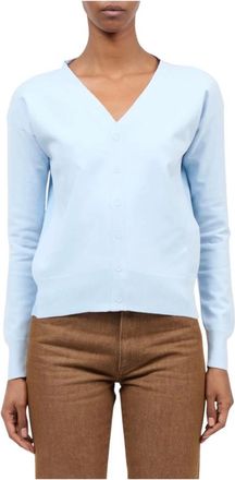 Maison Margiela Femme, Pulls, Bleu, Taille: 42 FR Cardigan